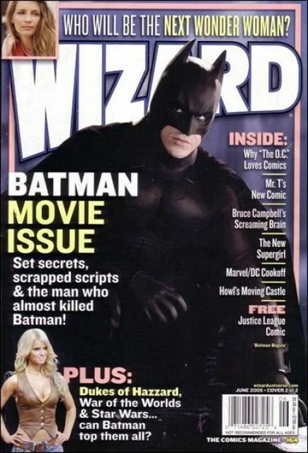 Wizard Magazine. June 2005. # 164. Batman Movie Issue. Next Wonder ...