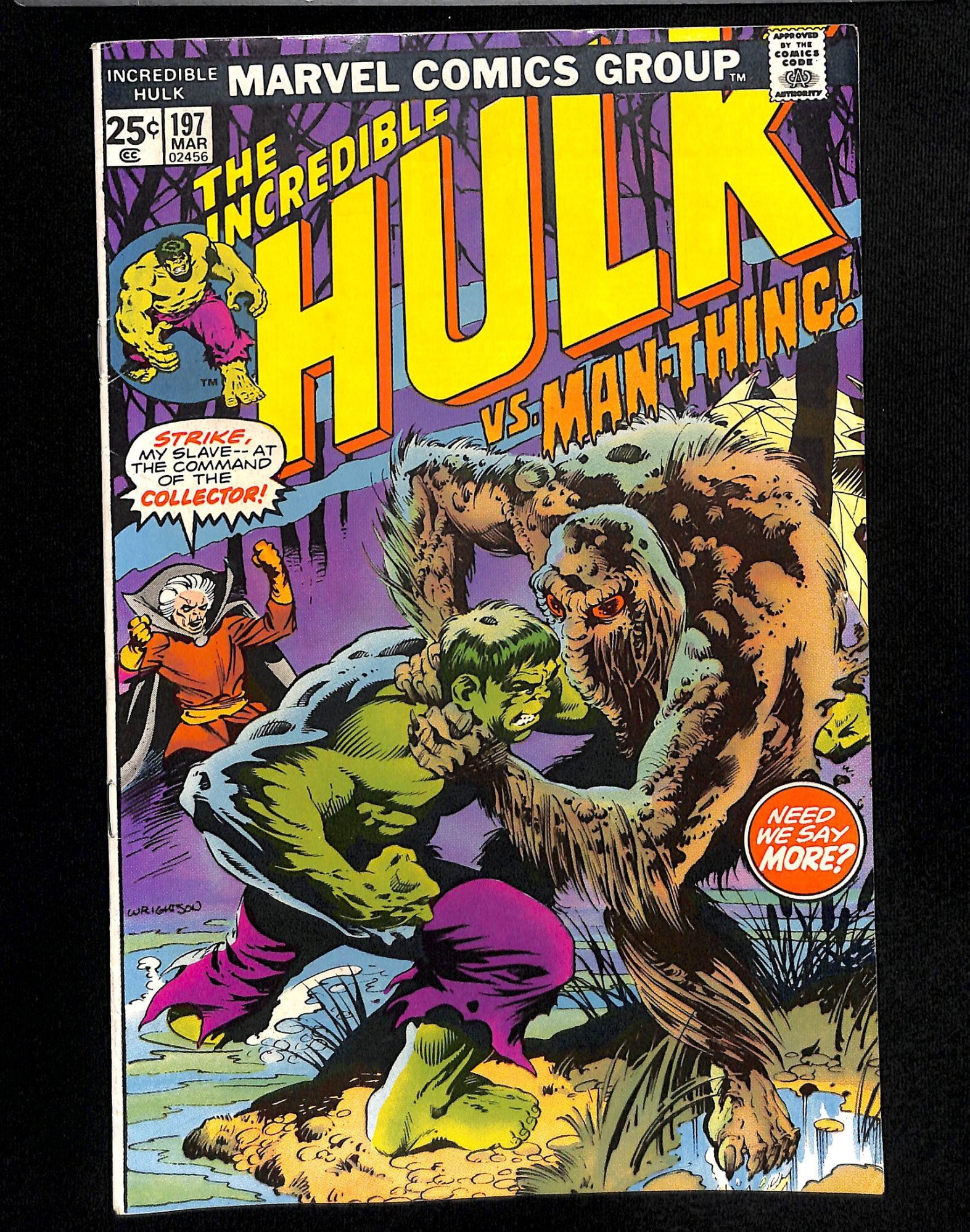 Incredible Hulk (1962) #197 Man-Thing! | Full Runs & Sets, Marvel ...