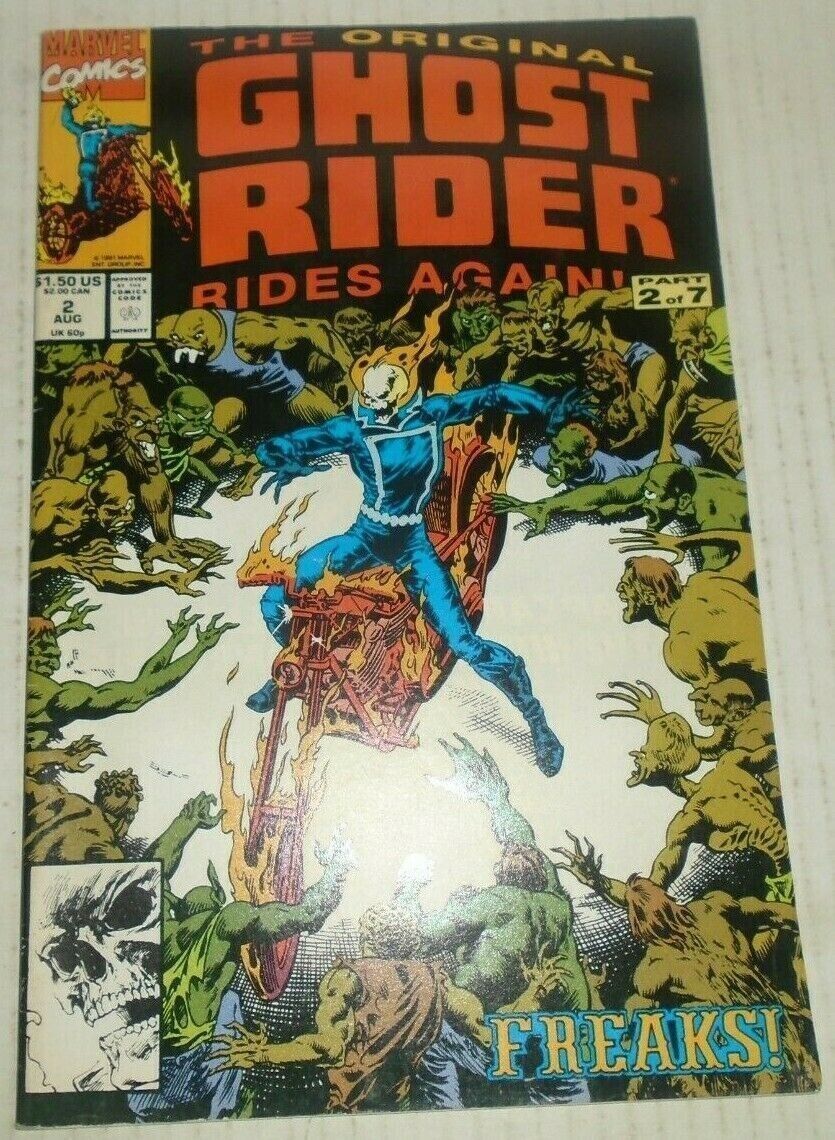 The Original Ghost Rider Rides Again! # 2 August 1991 Marvel | Comic ...