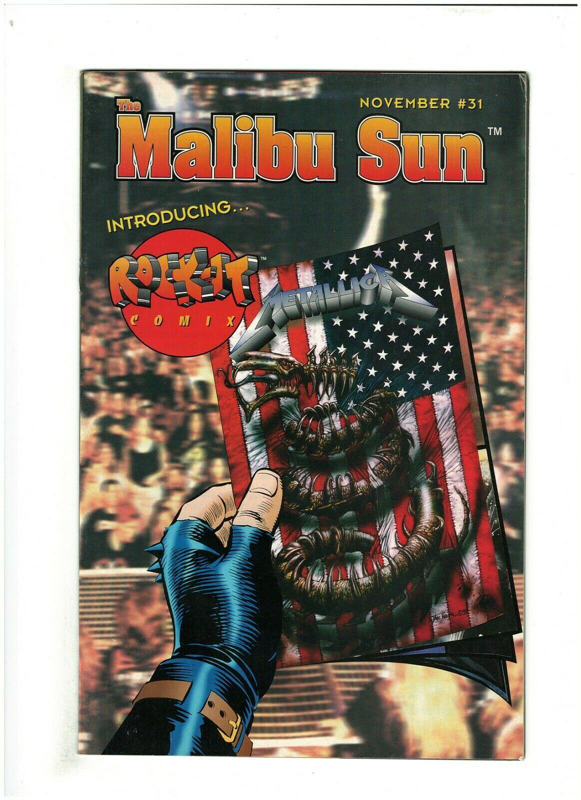 Malibu Sun #31 VF- 8.5 Malibu Comics 1993 Metallica | Comic Books ...