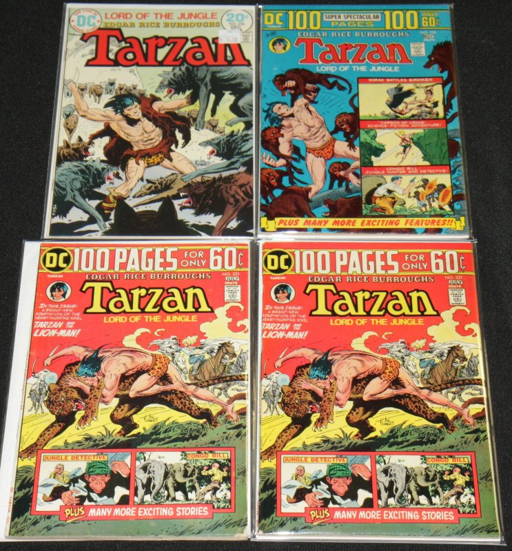 DC Bronze Age TARZAN TITLES 24pc Mid Grade Comic Lot FN-VF Jungle Joe ...