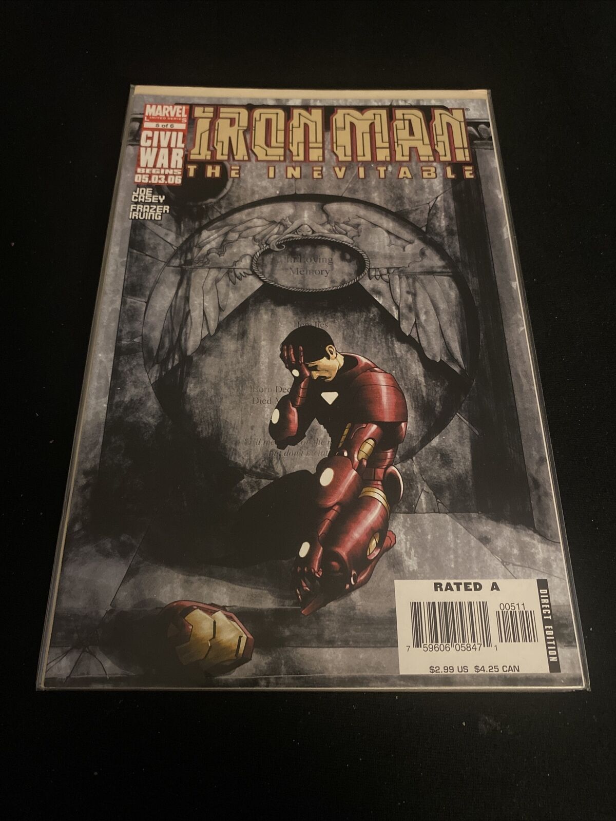 MARVEL COMICS IRON MAN: THE INEVITABLE Complete set #1 2 3 4 5 6 Casey ...