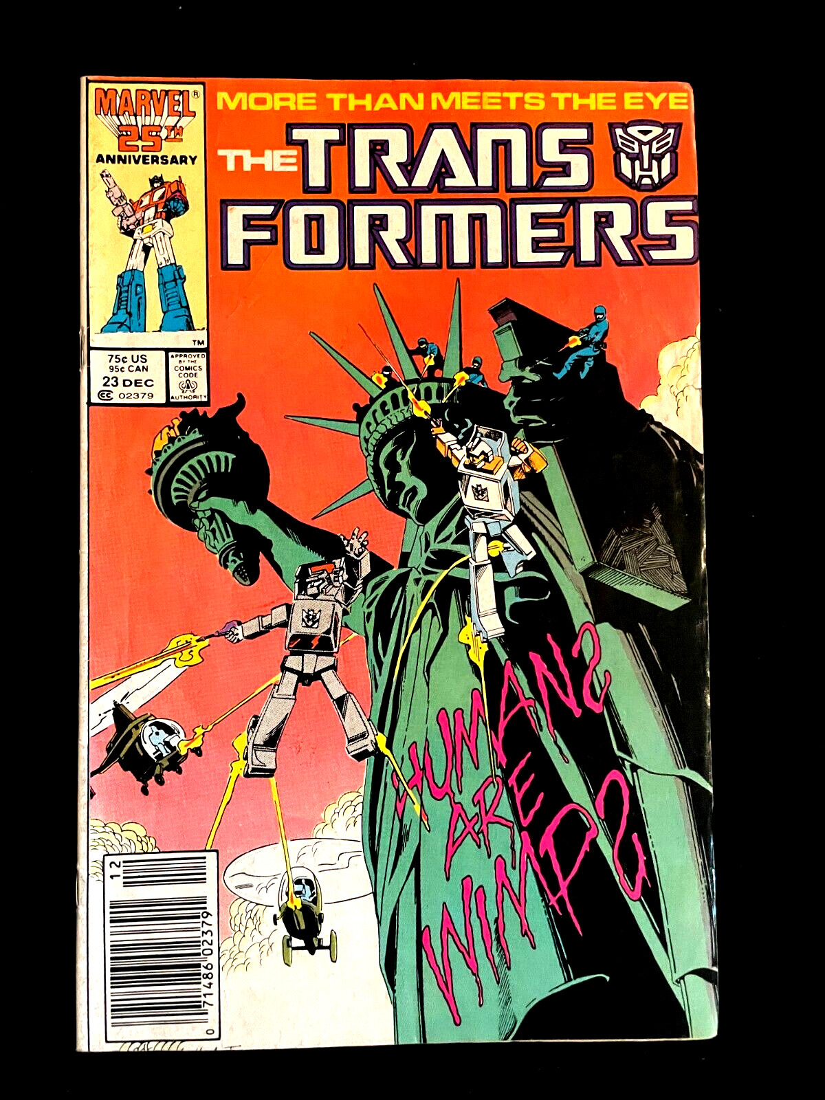 Transformers #23 1986 Newsstand - 1st appearance of Runaround and ...