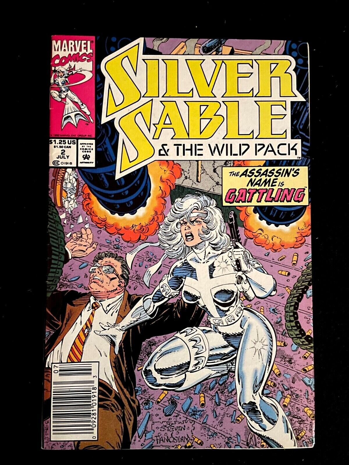 Silver Sable & the Wild Pack #2 1992 - HIGH GRADE Newsstand | Comic ...