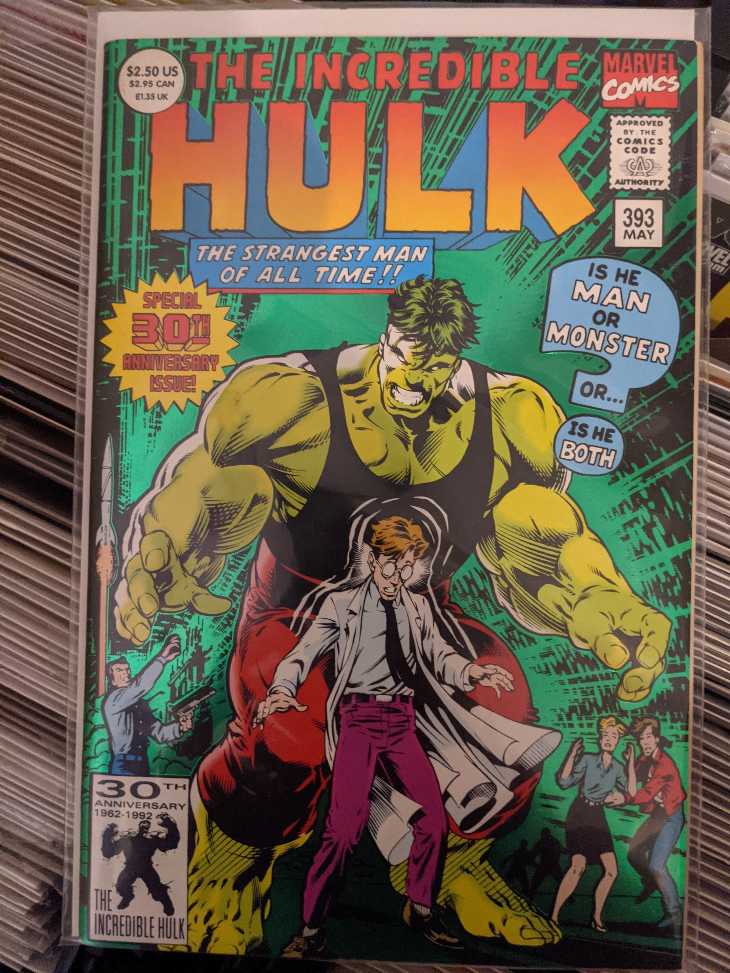 The Incredible Hulk #393 (1992) | Comic Books - Modern Age, Marvel ...