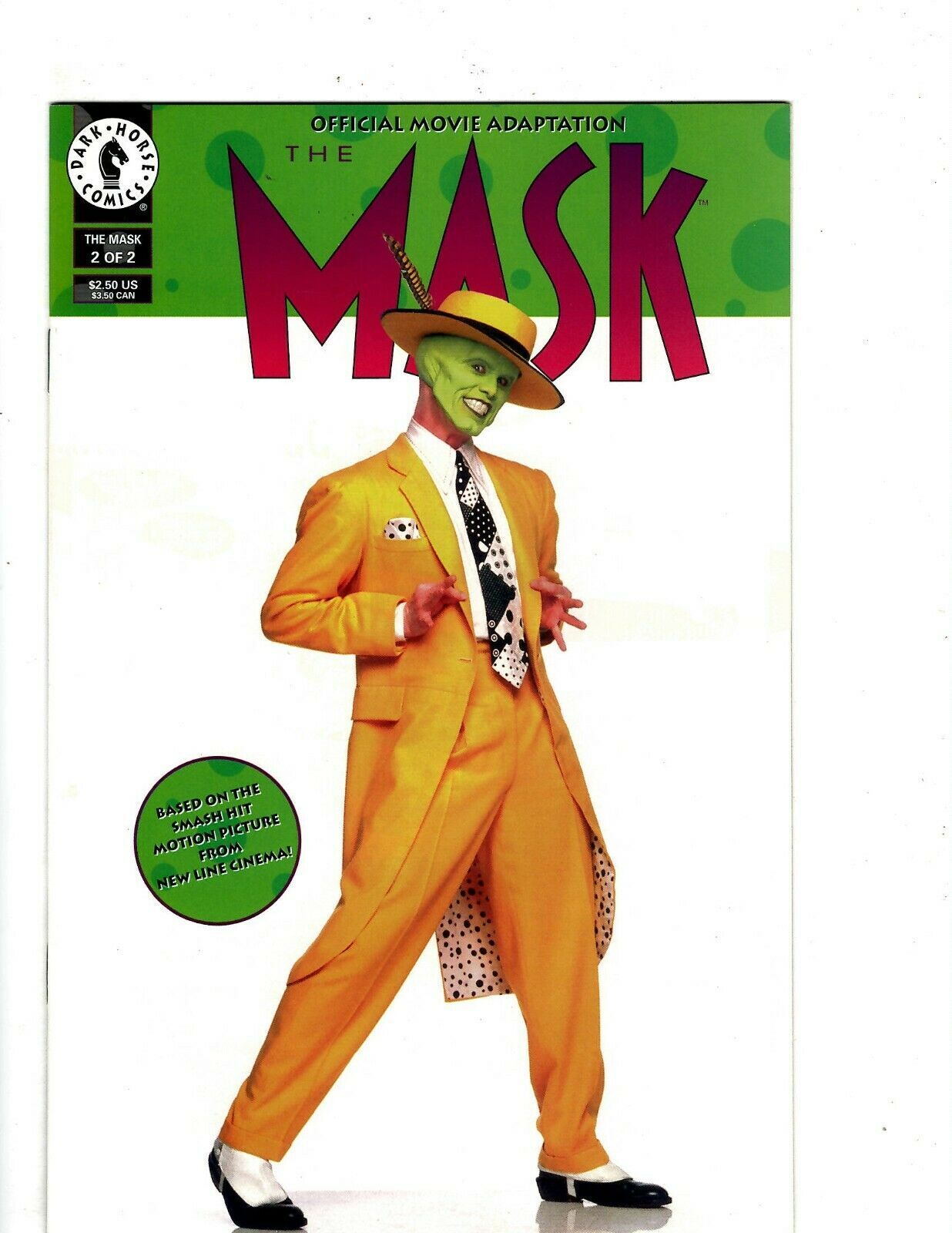 THE MASK Official Movie Adaptation # 1 2 Complete Dark Horse Comic LTD ...