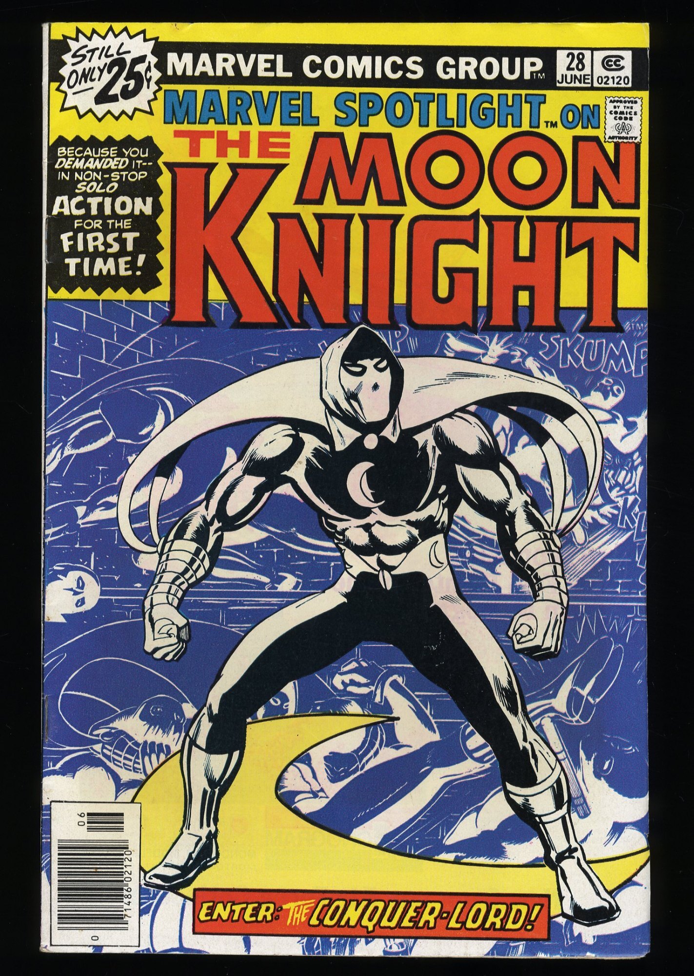 Marvel Spotlight #28 VF+ 8.5 1st Solo Moon Knight Story! Perlin Cover ...