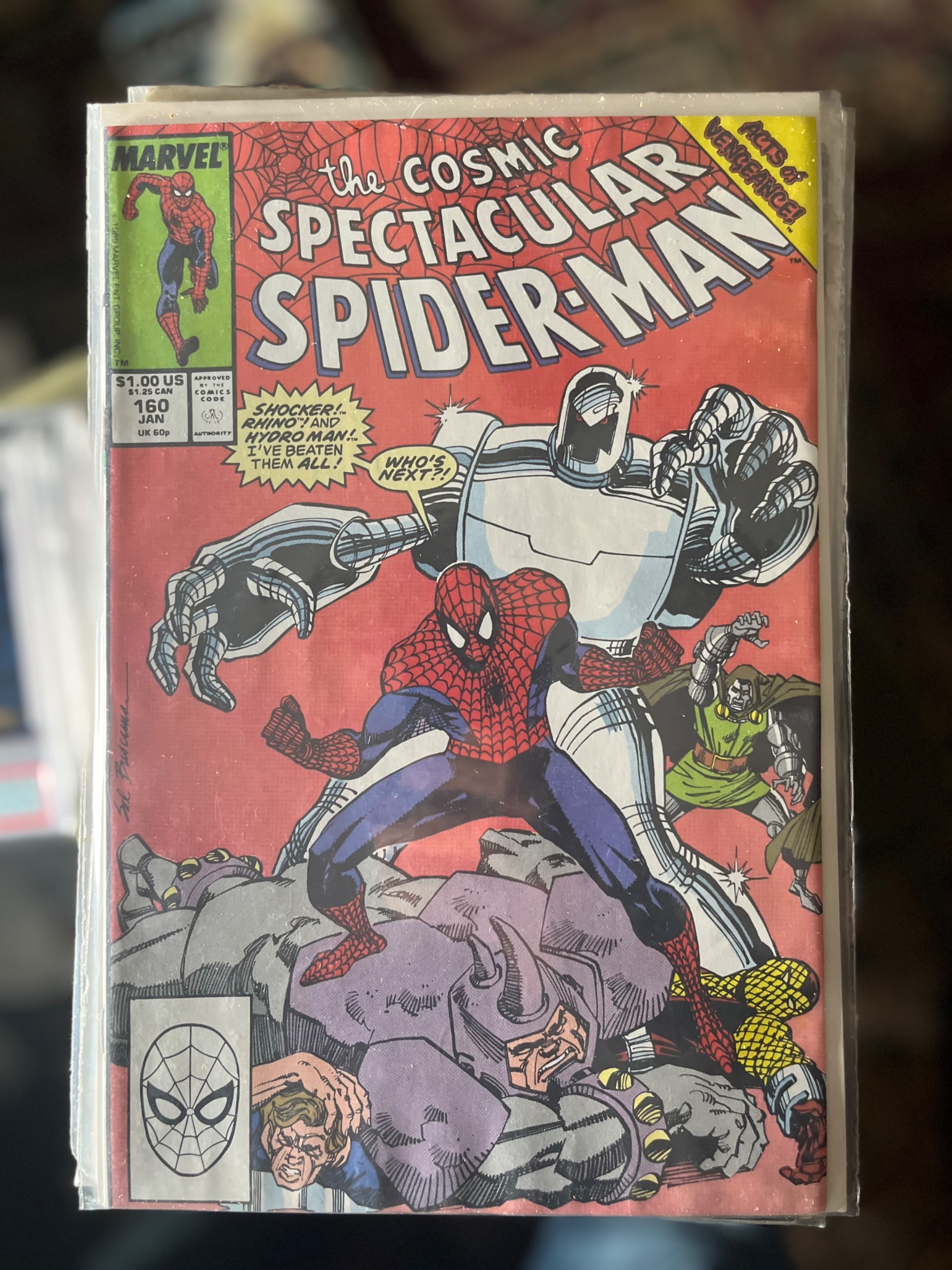 The Spectacular Spider-Man #160 (1990) | Comic Books - Copper Age ...