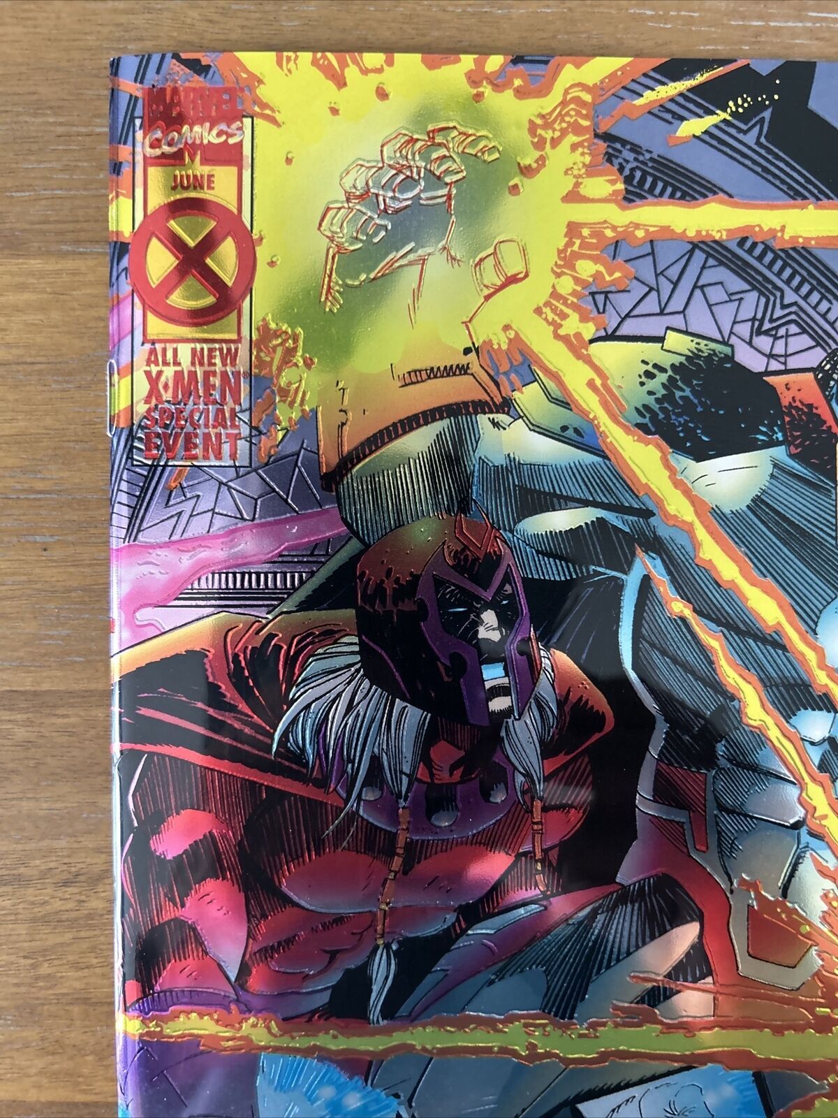 Marvel X-Men Omega #1 Comic Book (1995) NM Foil Cover Age of Apocalypse ...