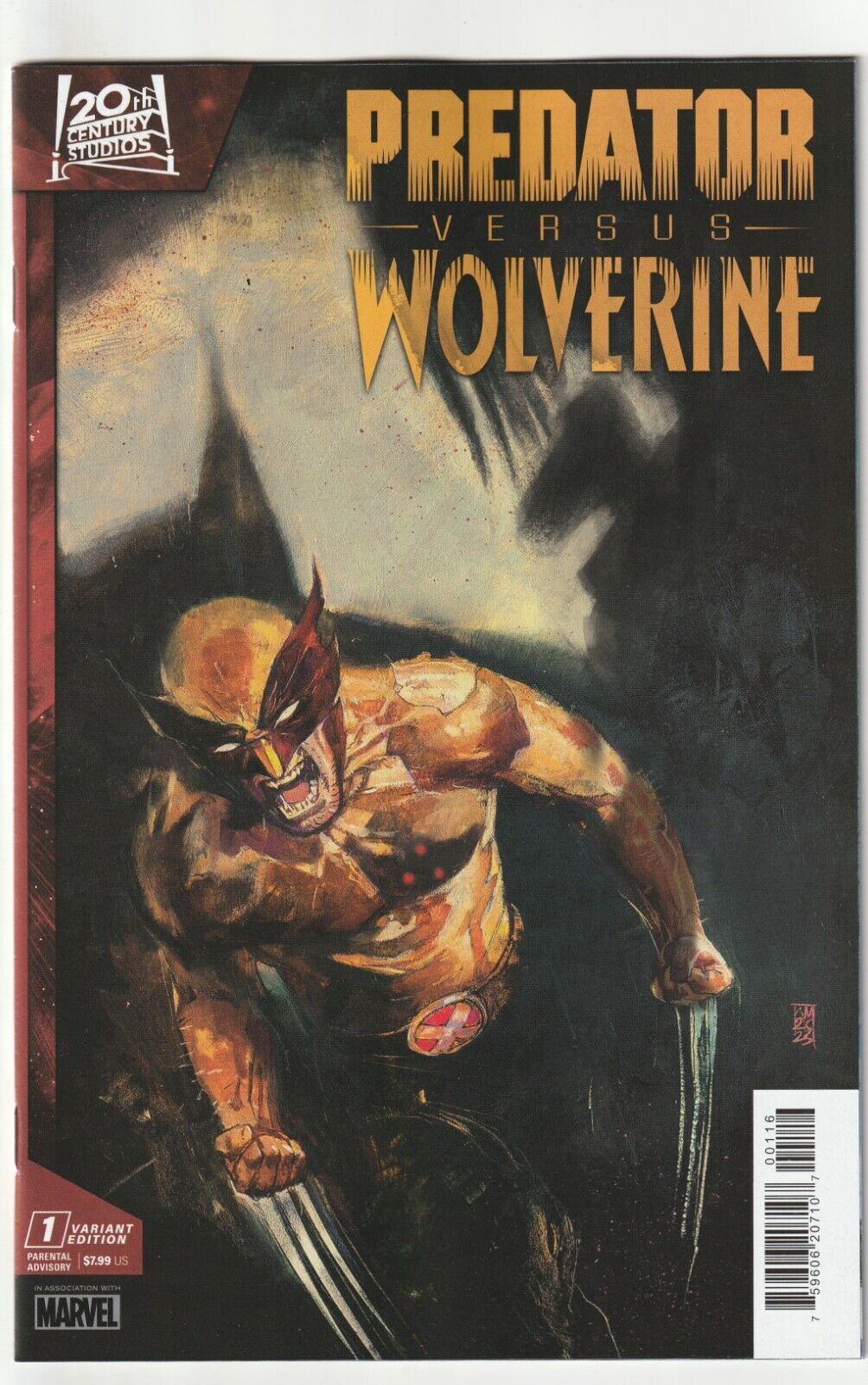 Predator VS Wolverine # 1 Maleev Variant 1:25 Cover NM 2023 [S6 ...