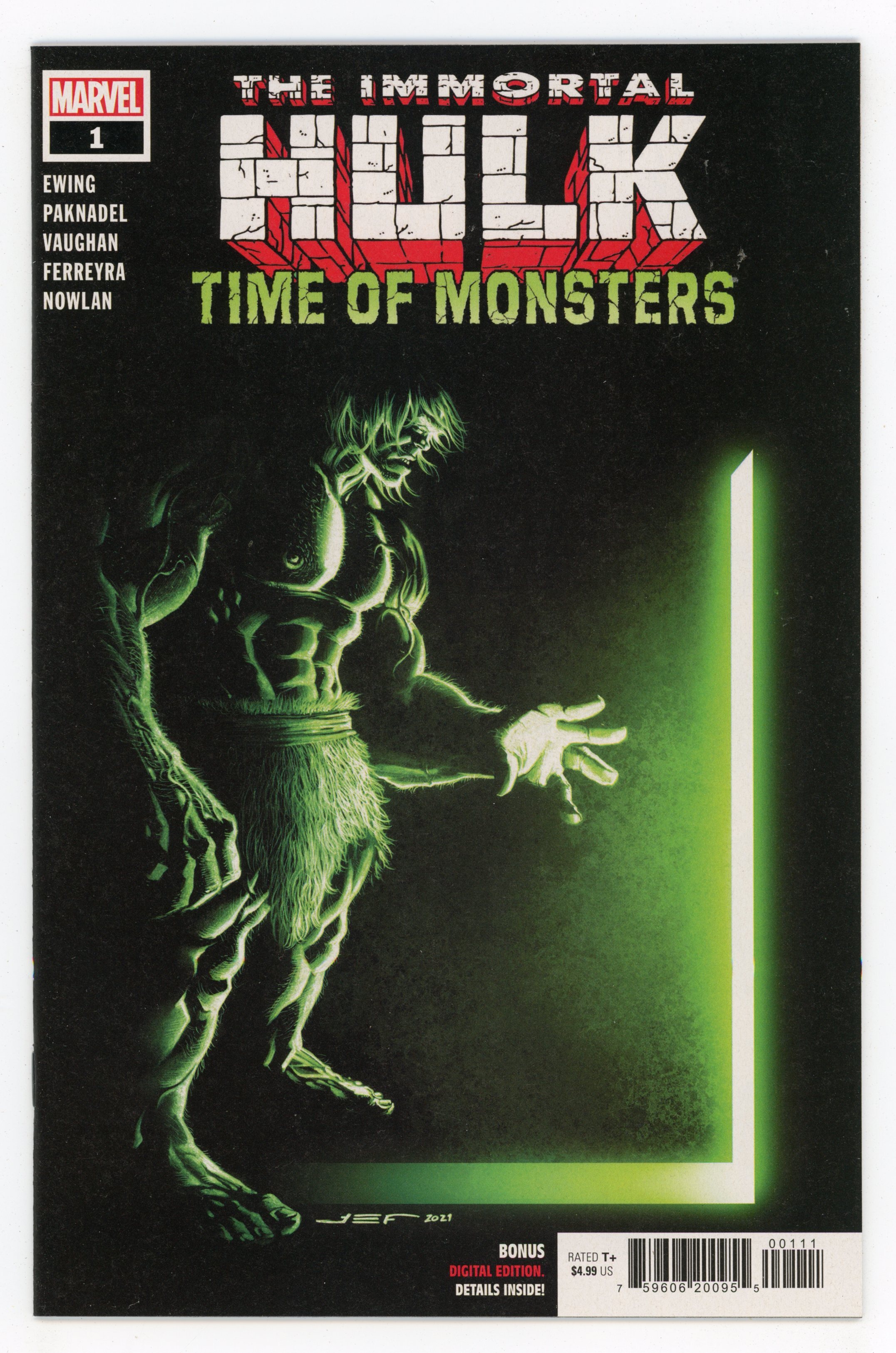 Immortal Hulk: Time of Monsters #1 Al Ewing One Below All NM | Comic ...