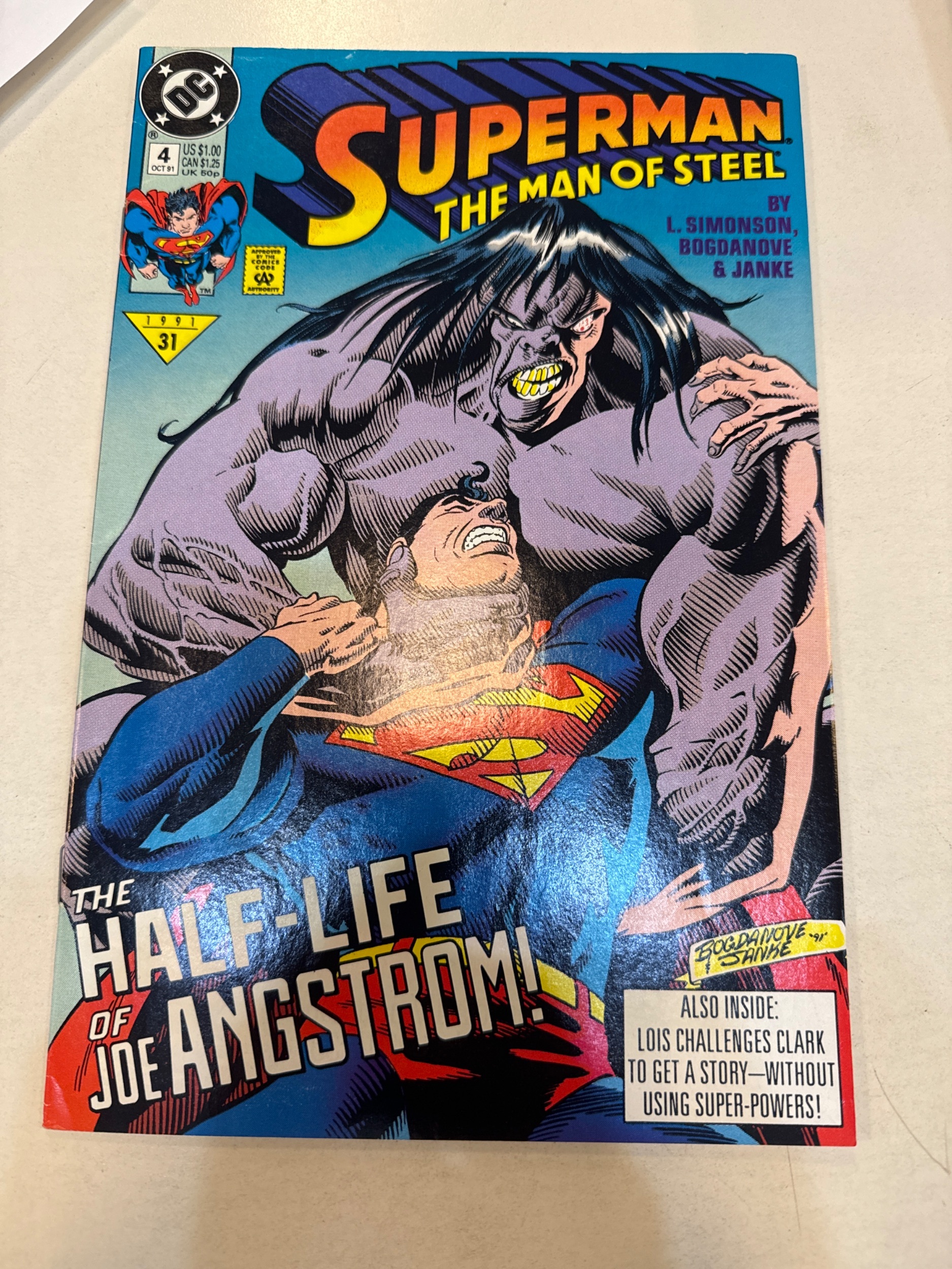 Superman: The Man of Steel #4 (1991) | Comic Books - Copper Age, DC ...