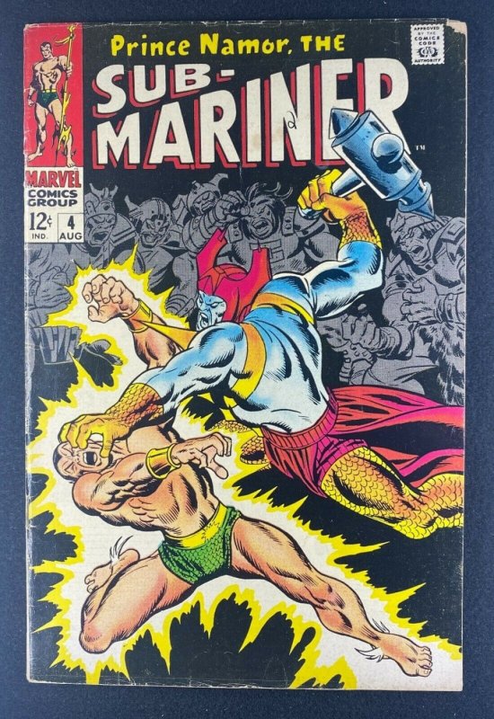 Sub-Mariner (1968) #4 VG+ (4.5) John Buscema Art | Comic Books - Modern ...