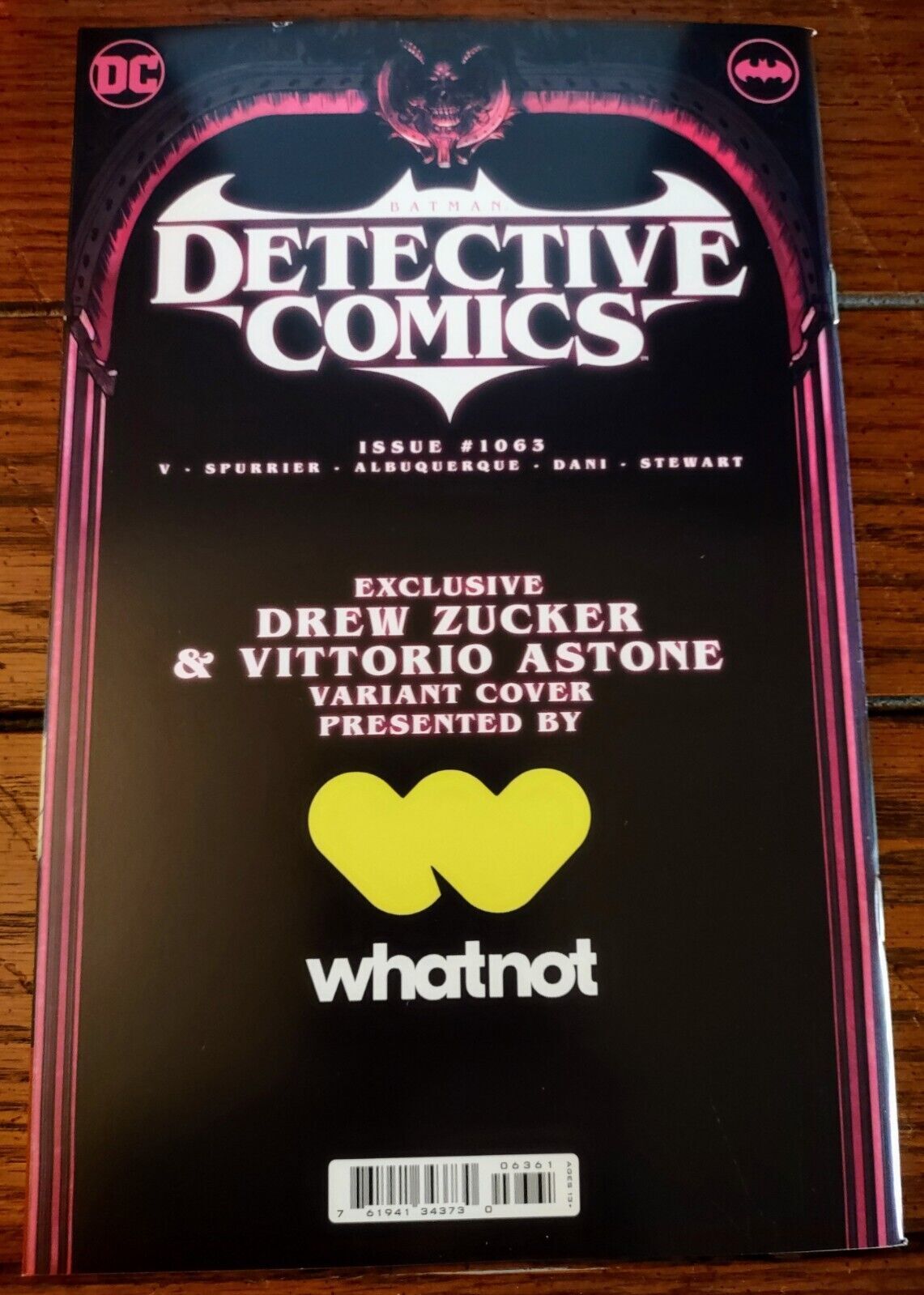 Detective Comics #1063 NM NYCC 2022 Whatnot Exclusive Virgin Variant ...