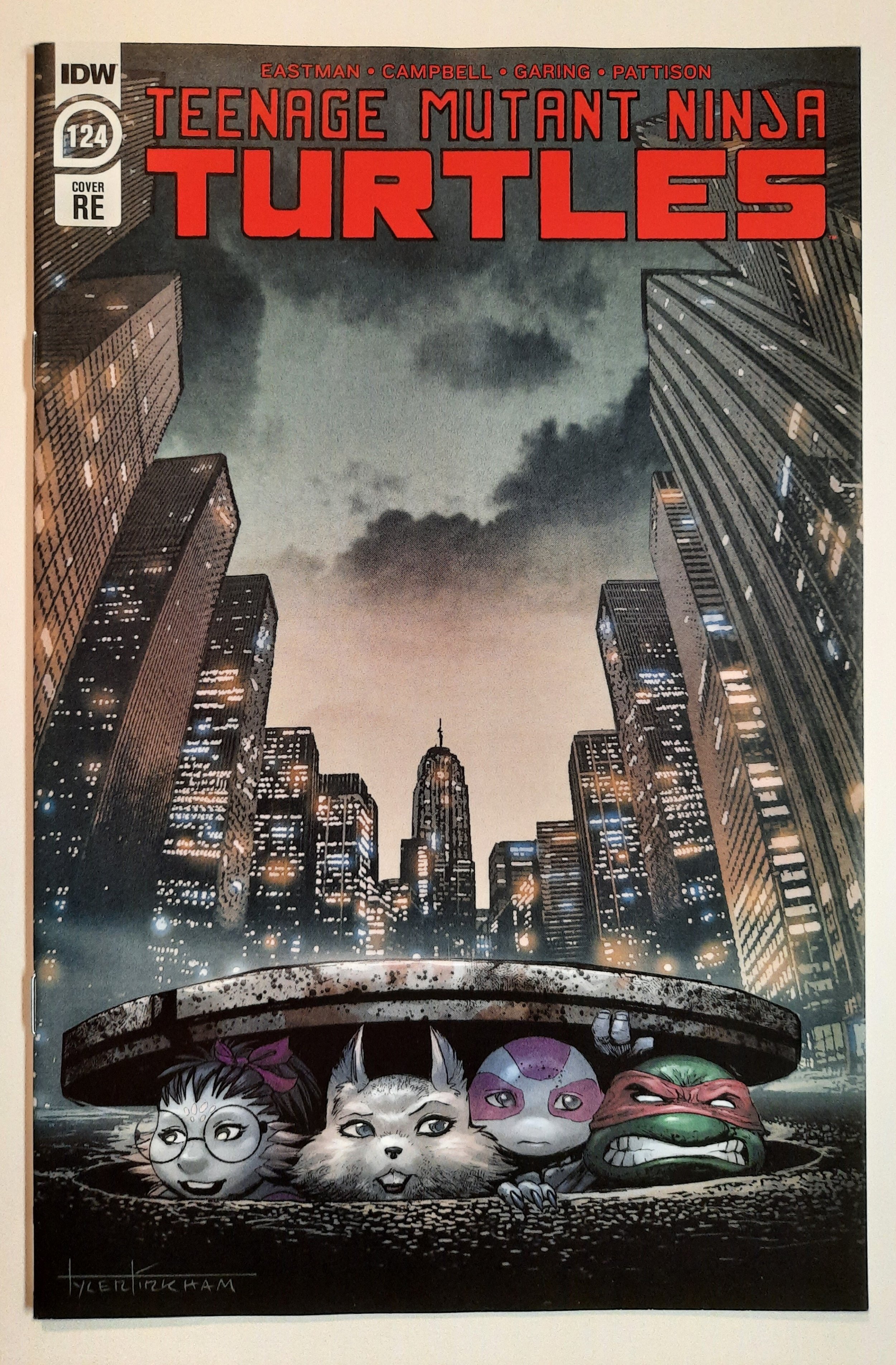Teenage Mutant Ninja Turtles #124 Cover RE - Kirkham Movie Poster ...