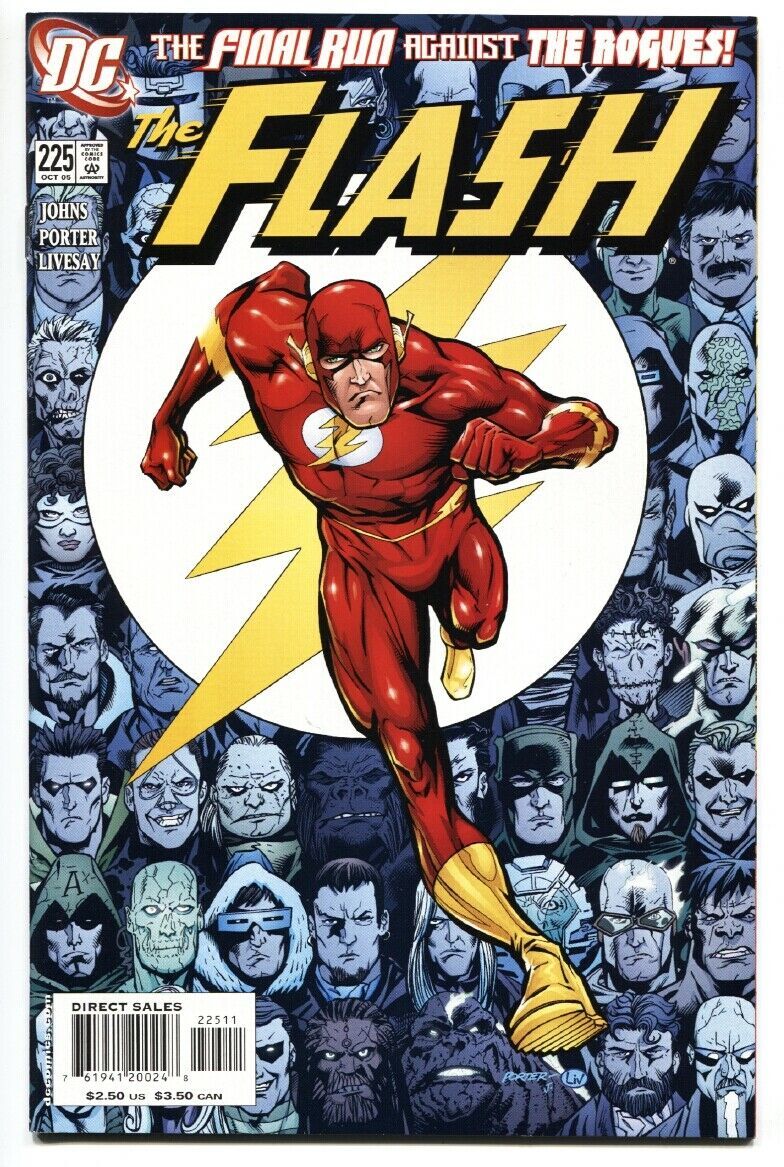 Flash #225-2005-Rogues Gallery - 1st appearance/birth JAI & IRIS WEST ...