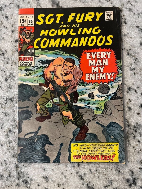 Sgt. Fury & His Howling Commandos # 85 FN Marvel Comic Book Avengers ...