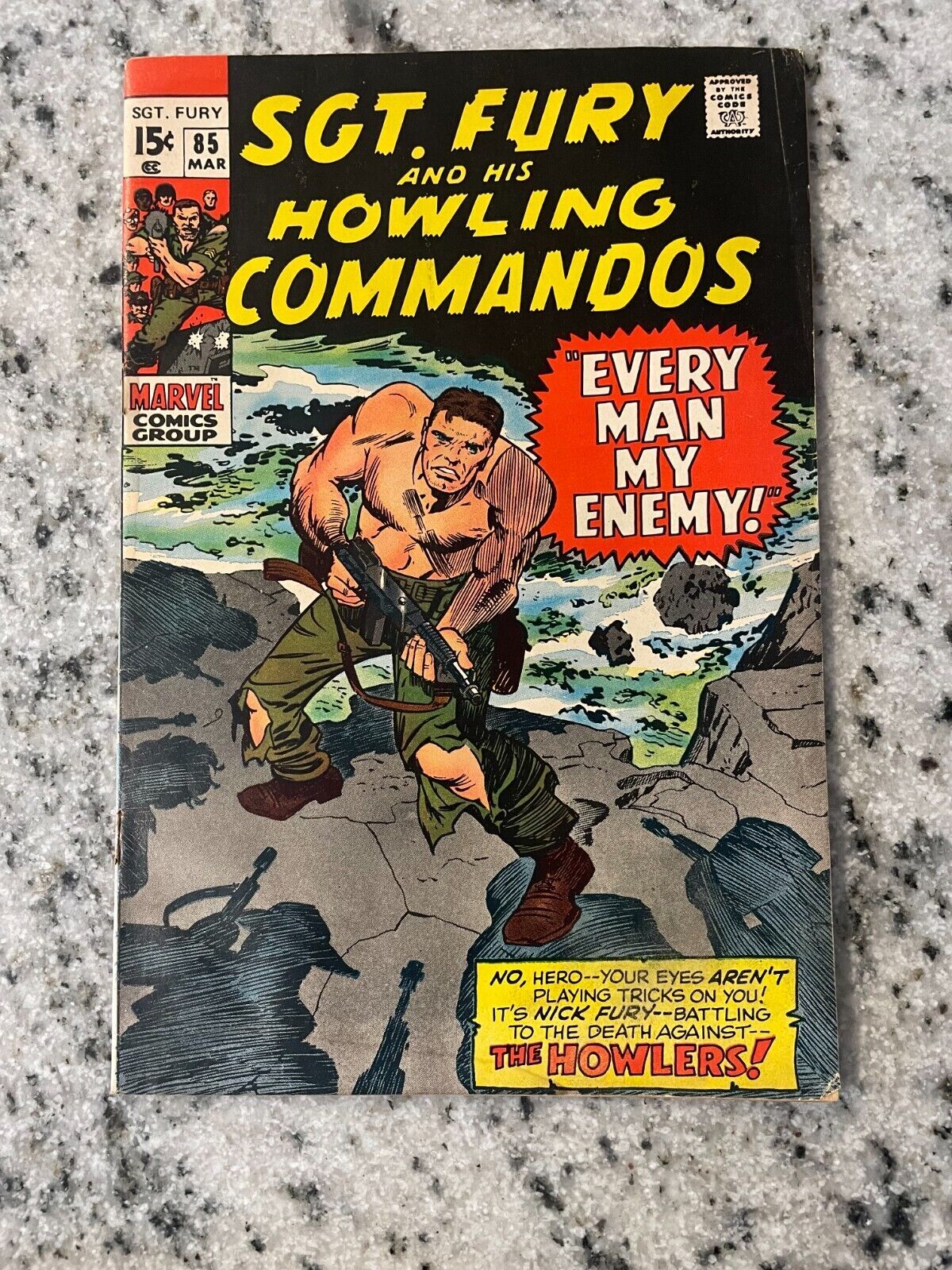 Sgt. Fury & His Howling Commandos # 85 FN Marvel Comic Book Avengers ...