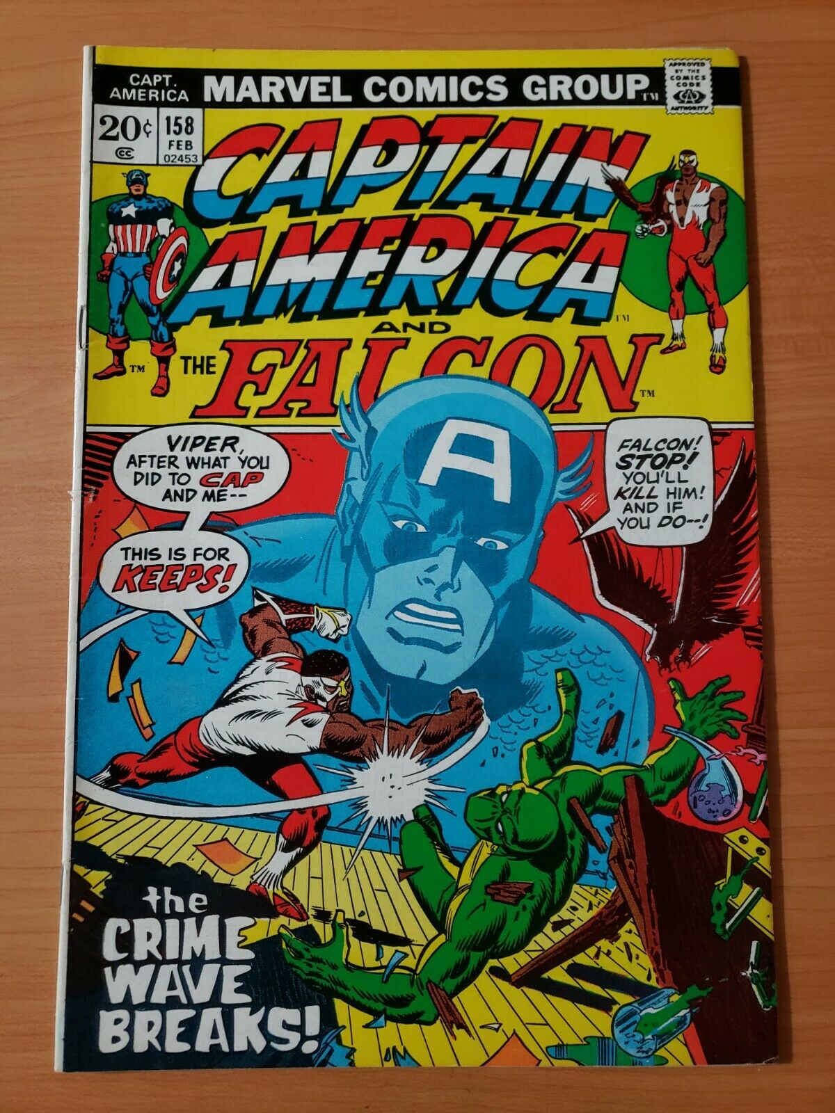 Captain America #158 ~ NEAR MINT NM ~ 1973 Marvel Comics | Comic Books ...
