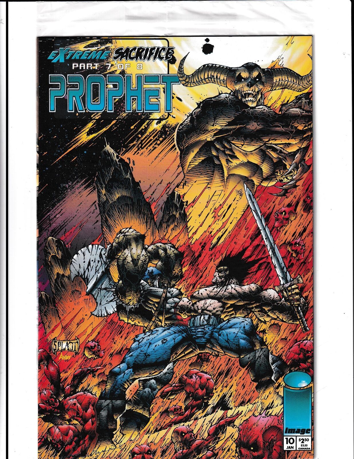 Prophet #10 (1995) Last Issue - Sealed With Reign Trading Card Image ...