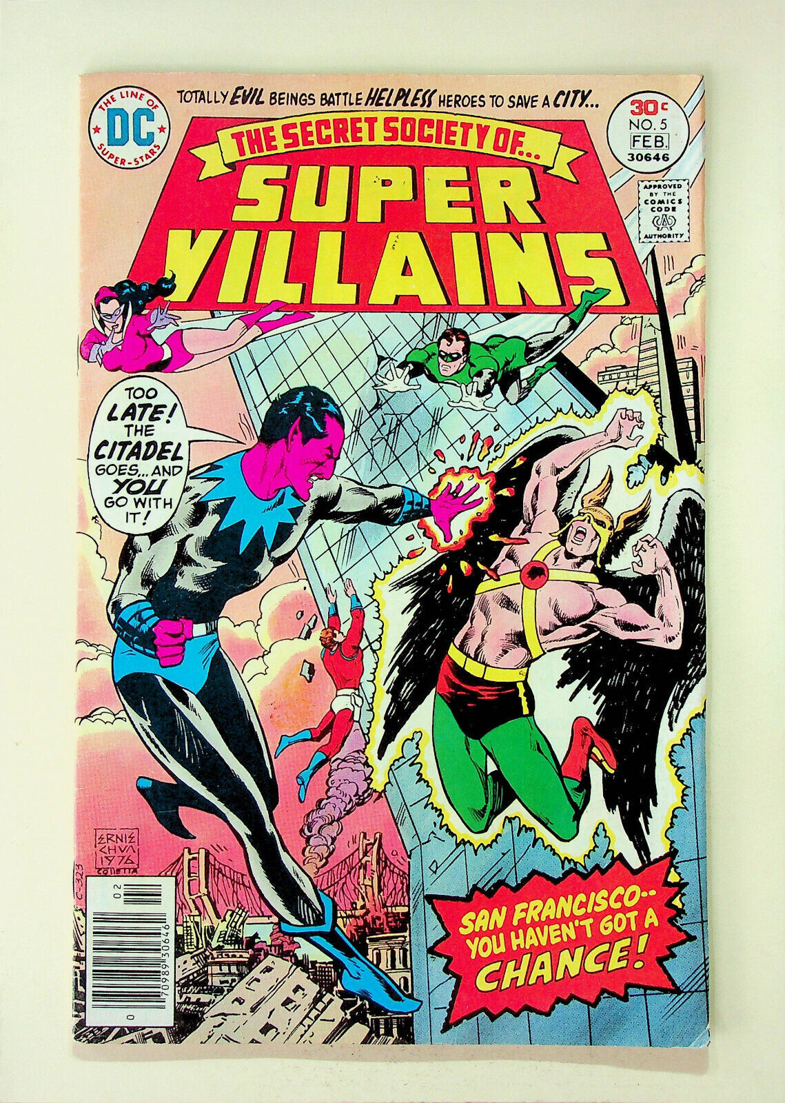 Secret Society of Super Villains #5 (Jan-Feb 1977, DC) - Very Good/Fine ...