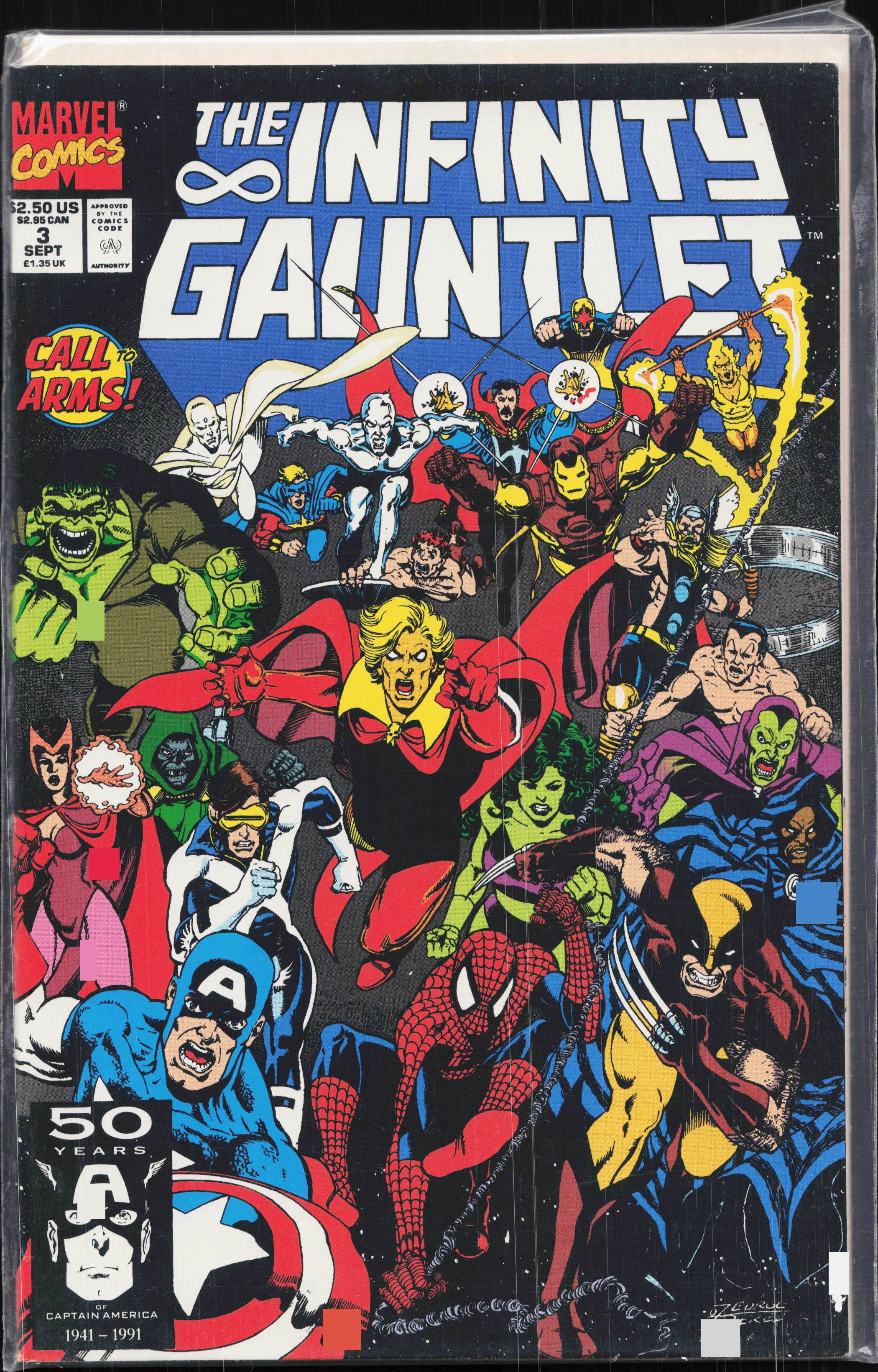 The Infinity Gauntlet #3 (1991) [Key Issue] | Comic Books - Copper Age, Marvel, Superhero / HipComic