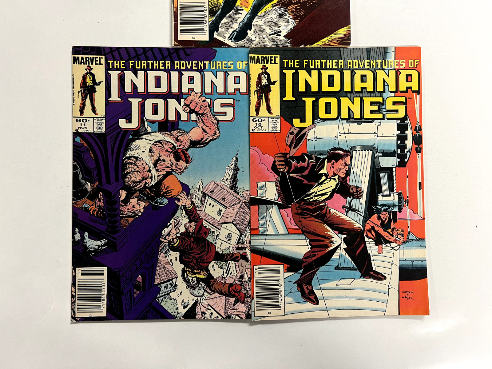 3 Indiana Jones Marvel Comic Books #10 11 12 Spiderman Iron-Man Thor 99 ...