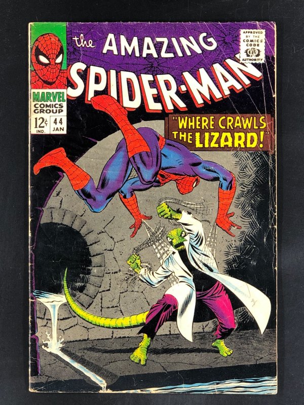 The Amazing Spider-Man #44 (1967) GD+ 2nd Appearance of the Lizard ...