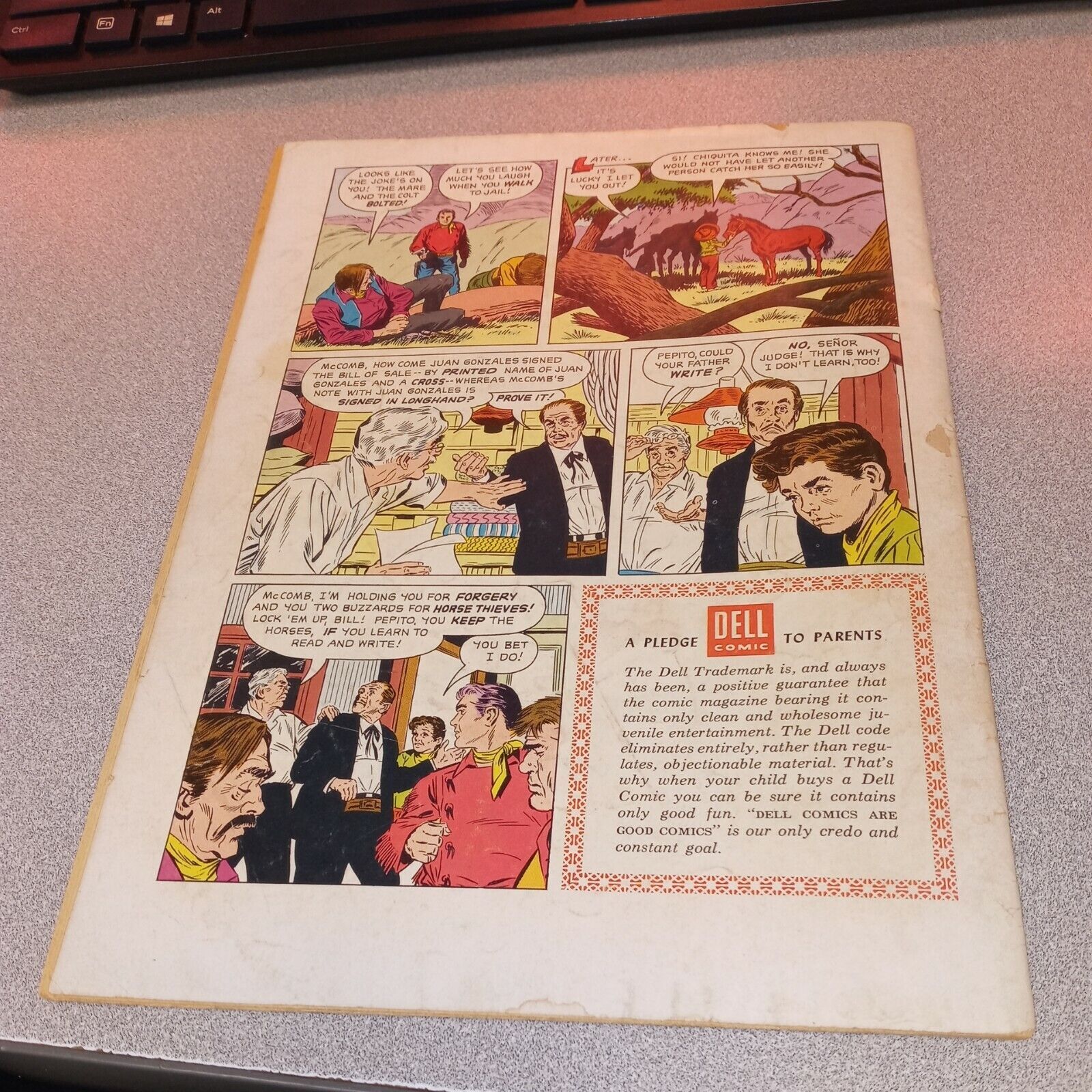 Dell FOUR COLOR #673: BUFFALO BILL JR #1 golden age western 1955 ...