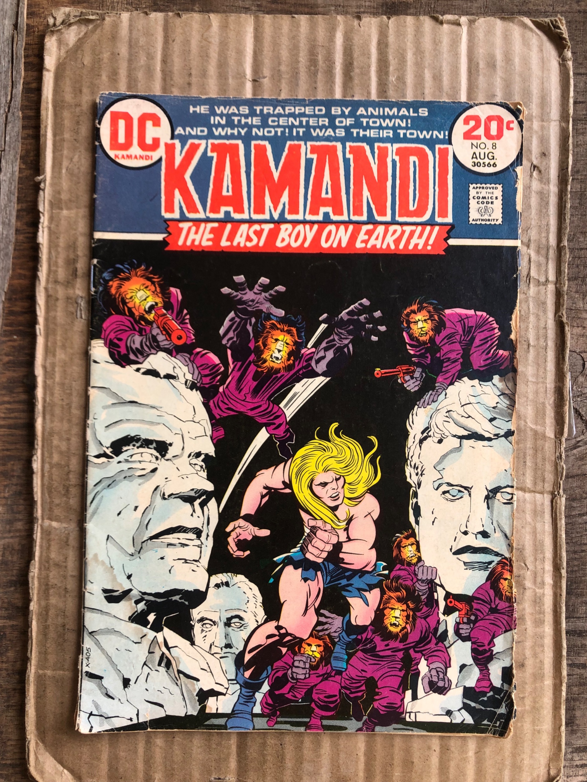 Kamandi, the Last Boy on earth #8 (1973) | Comic Books - Bronze Age, DC ...