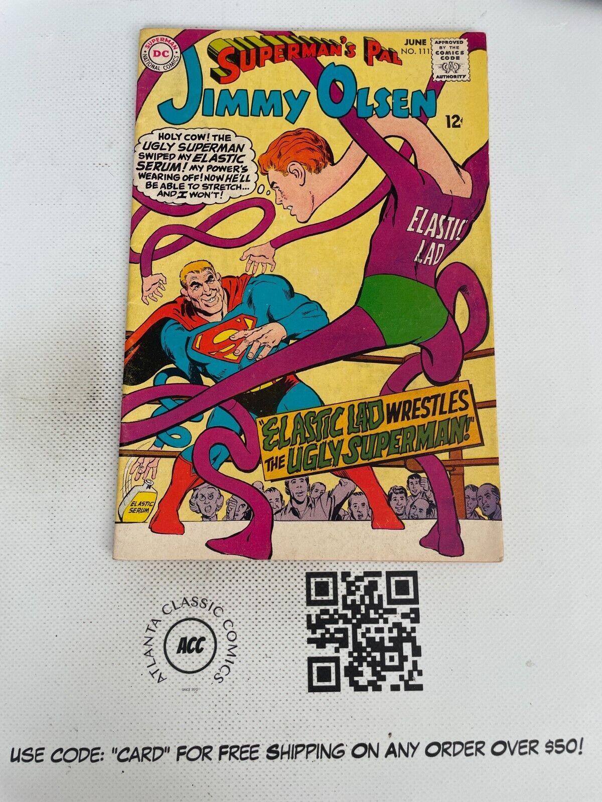 Superman's Pal Jimmy Olsen # 111 VF/NM DC Silver Age Comic Book Batman ...