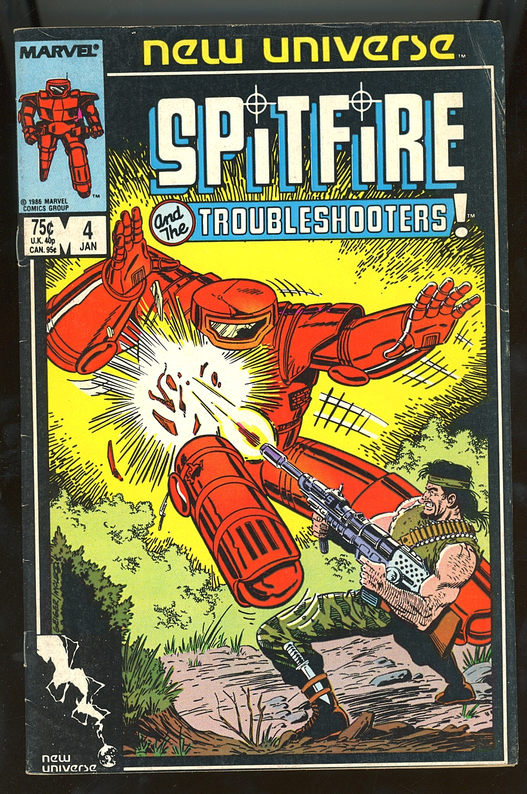 Spitfire and the Troubleshooters #4 (1987) Spitfire | Comic Books ...