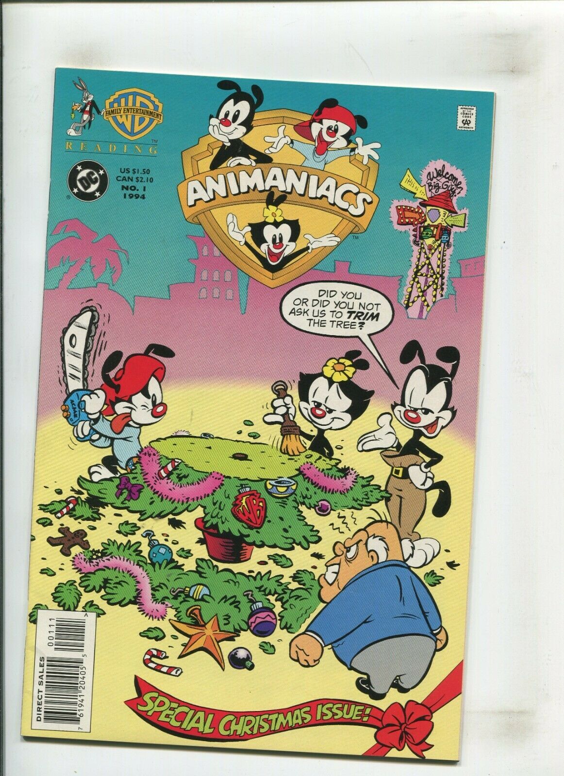 Animaniacs #1 (8.5) 1st Appearance of Animaniacs in Comics!! 1994 ...