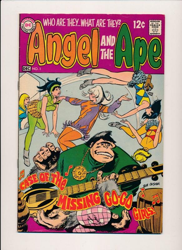 DC Comics ANGEL and the APE #1 - Case of Missing GoGo Girls 1968 ~ FN+ ...