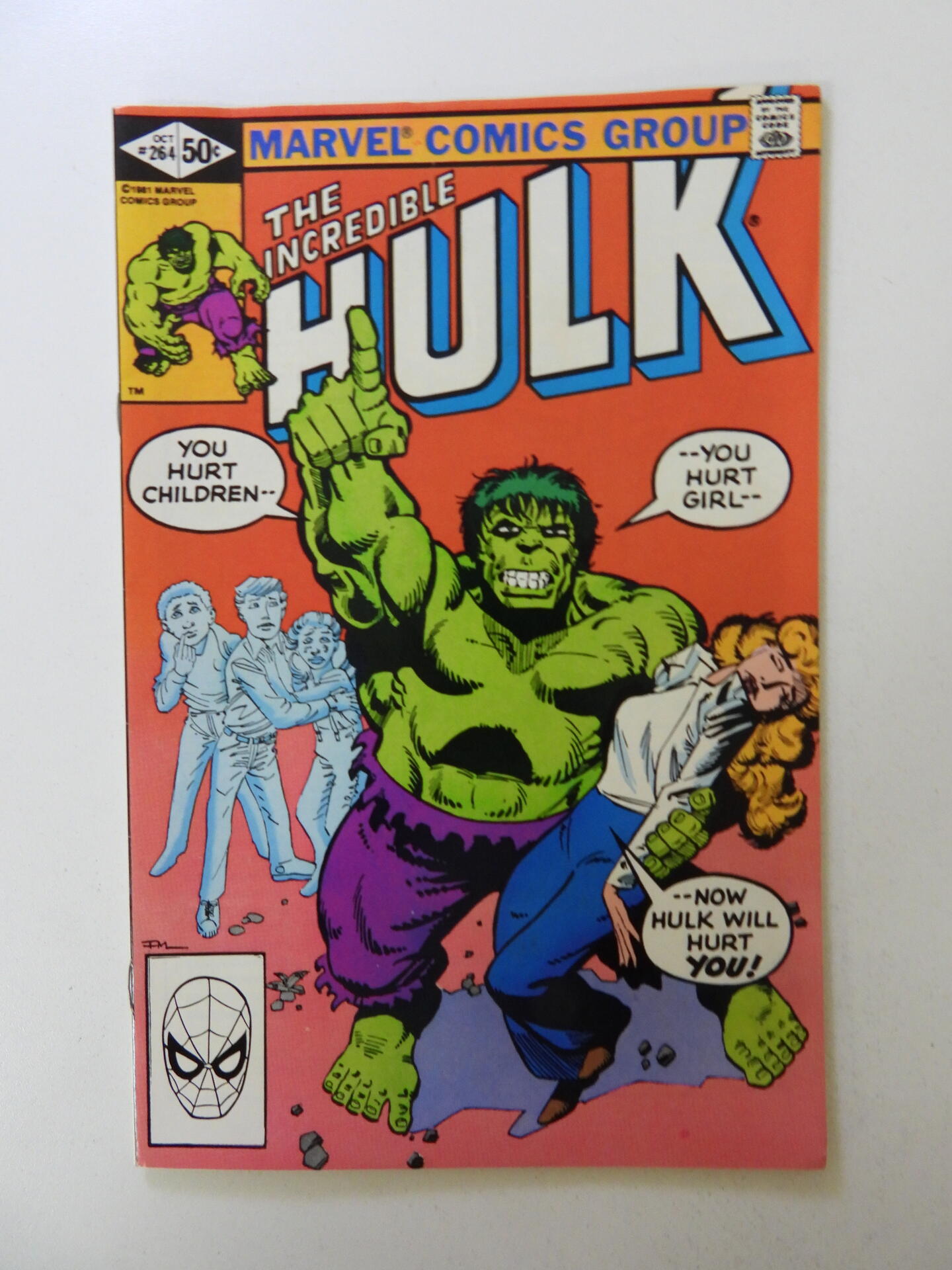 The Incredible Hulk #264 (1981) VF+ condition | Comic Books - Bronze ...
