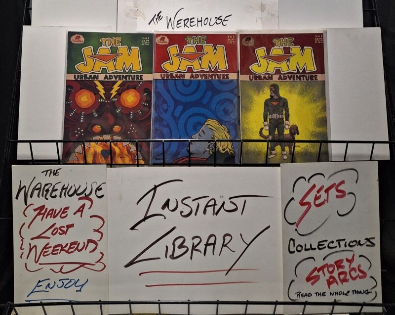 The Jam Urban Adventure Comics (Tundra 1992) 3-5 Bernie Mireault ...