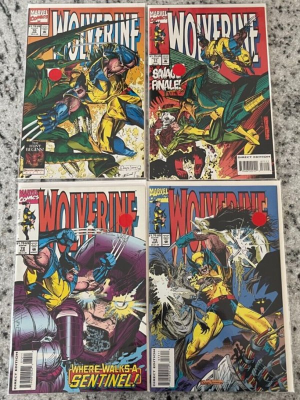 Lot Of 4 Wolverine Marvel Comic Books # 70 71 72 73 NM X-Men Storm ...