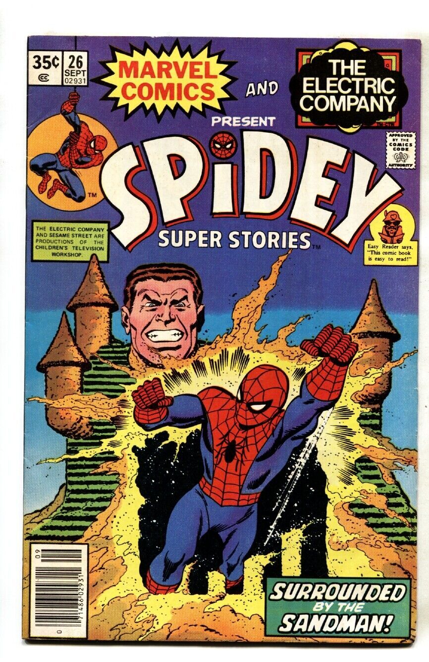 Spidey Super Stories #26--1977--SANDMAN--comic book--Marvel | Comic ...