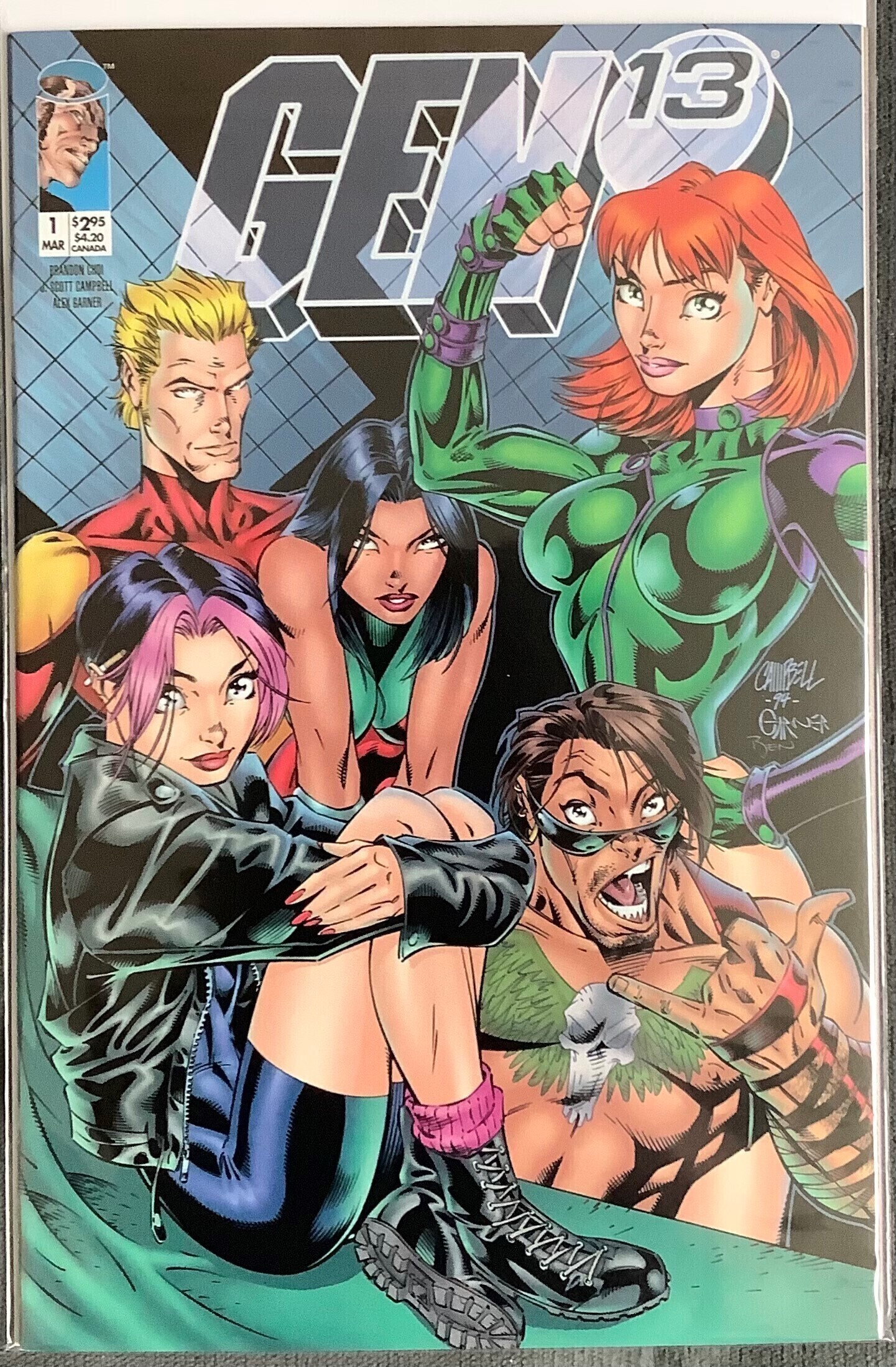Gen 13 #1 - Thumbs Up Variant (1995, Image) NM/MT | Comic Books - Modern Age, Image Comics, Gen ...