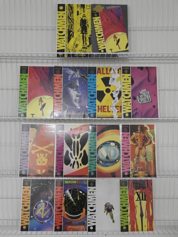 Watchmen #1-12 Complete Set + Extras! Avg NM- Condition! Alan Moore ...