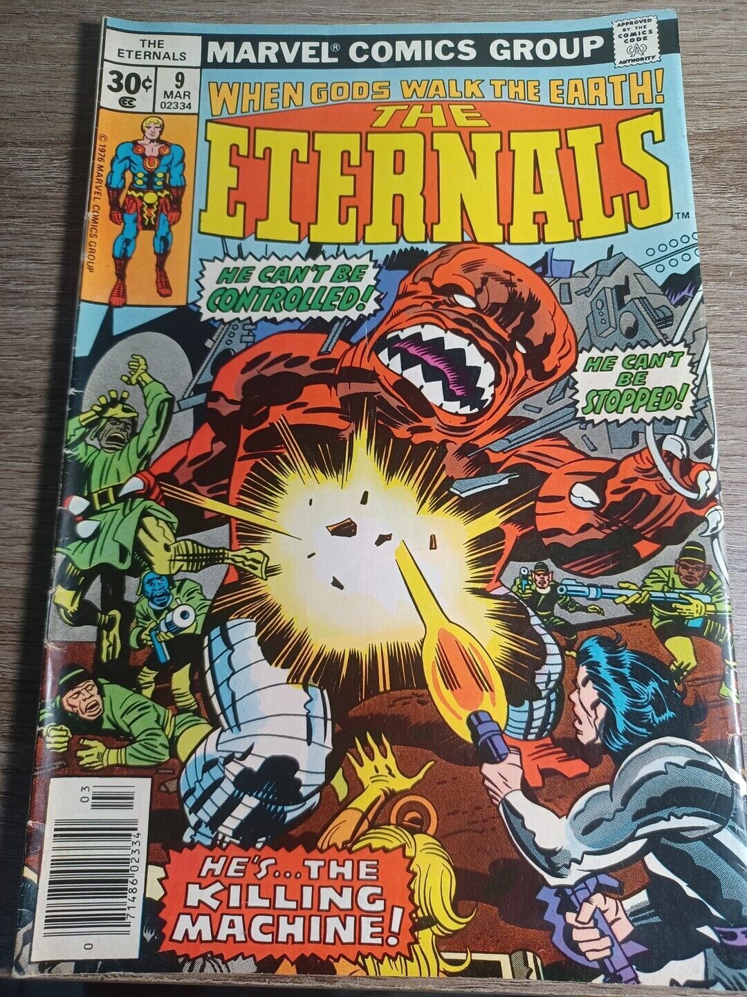Eternals #9 FN 1st Sprite Marvel Comics c219 | Comic Books - Bronze Age ...