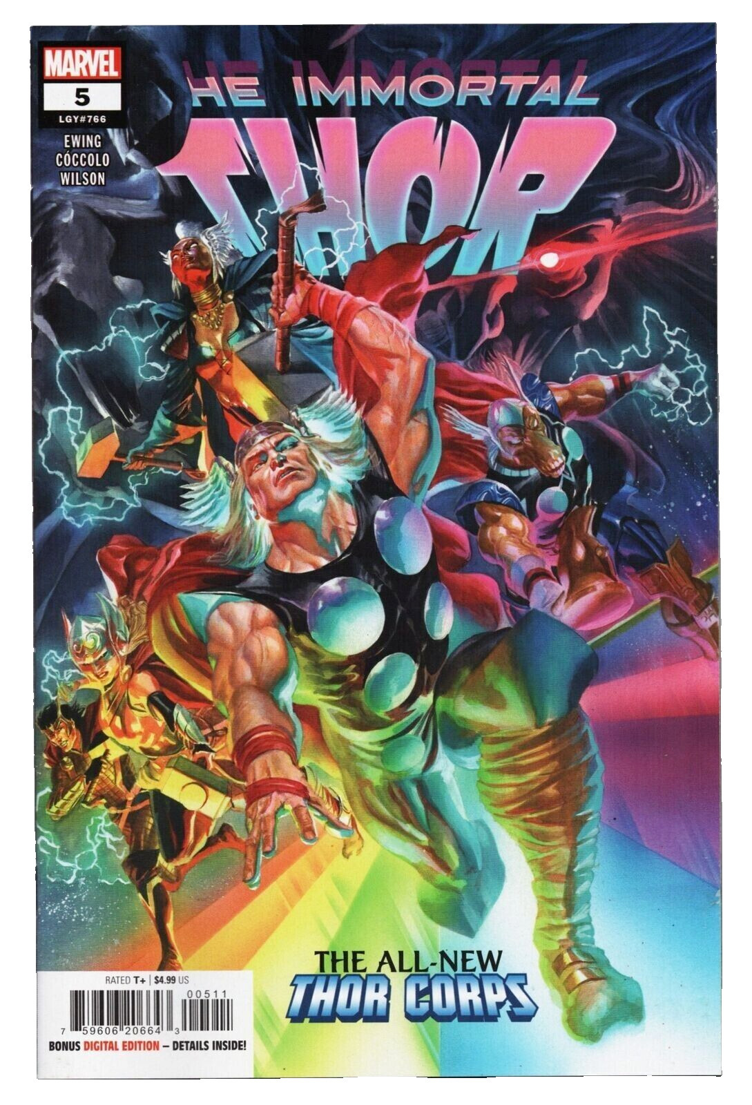 Immortal Thor #5 Cover A Alex Ross Marvel 2023 EB45 | Comic Books ...