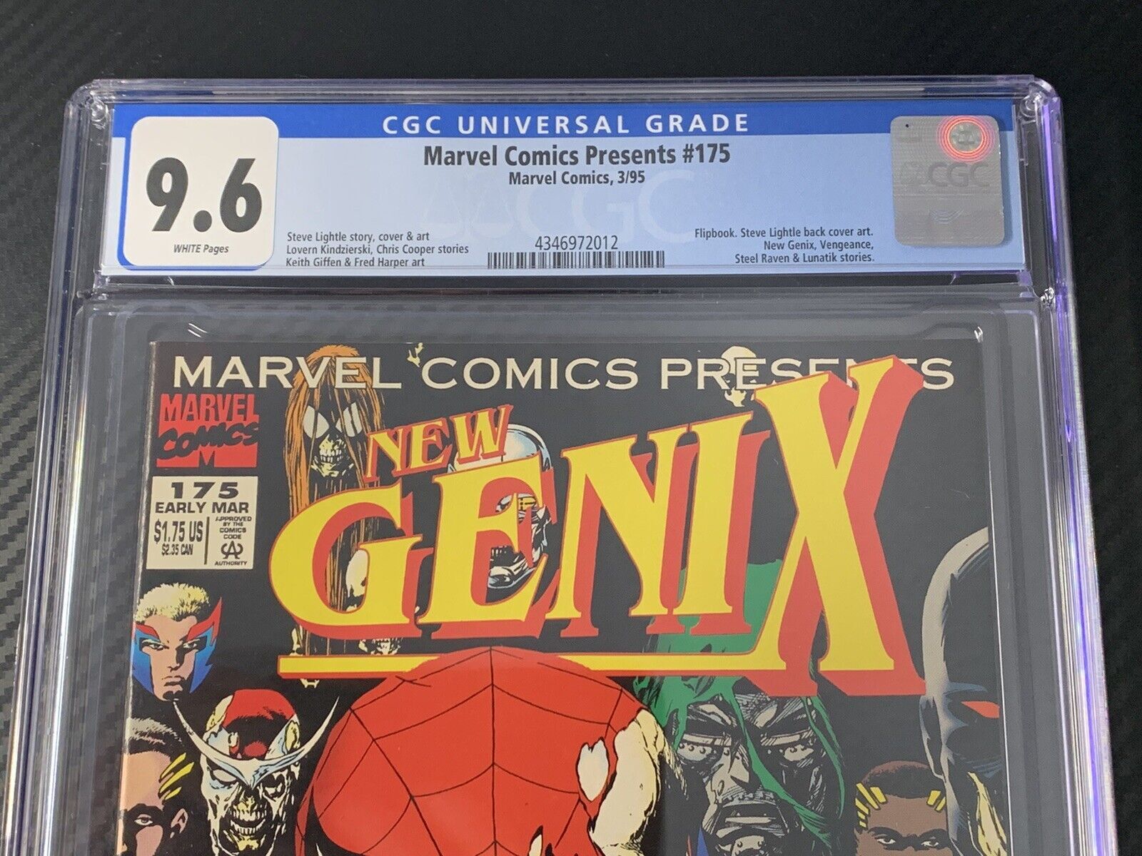 Marvel Comics Presents #175 CGC 9.6 Rare Low Printed FINAL ISSUE 1st ...