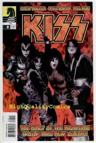 KISS #8, NM, Rock 'n Roll, Gene Simmons, Photo cv, Stanley, 2002 2003 ...