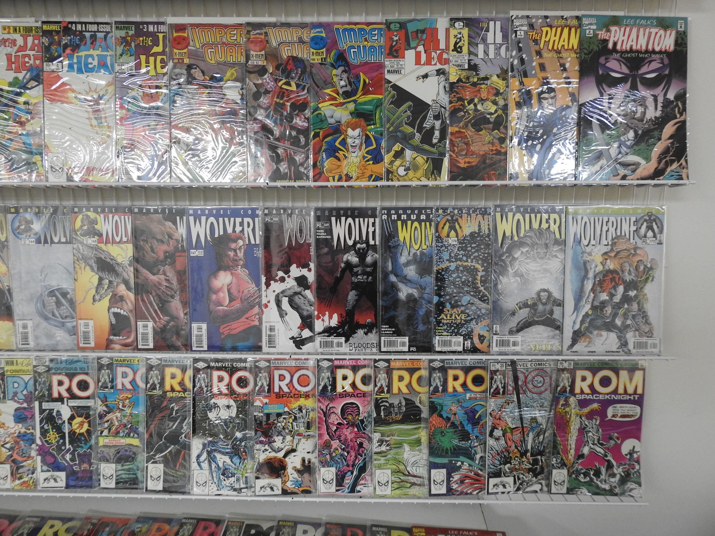 Huge Lot of 160+ Comics W/ Hulk, ROM, Wolverine, +More! Avg. FN/VF ...