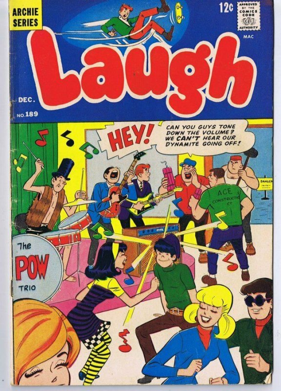 Laugh #189 ORIGINAL Vintage 1966 Archie Comics | Comic Books - Silver ...