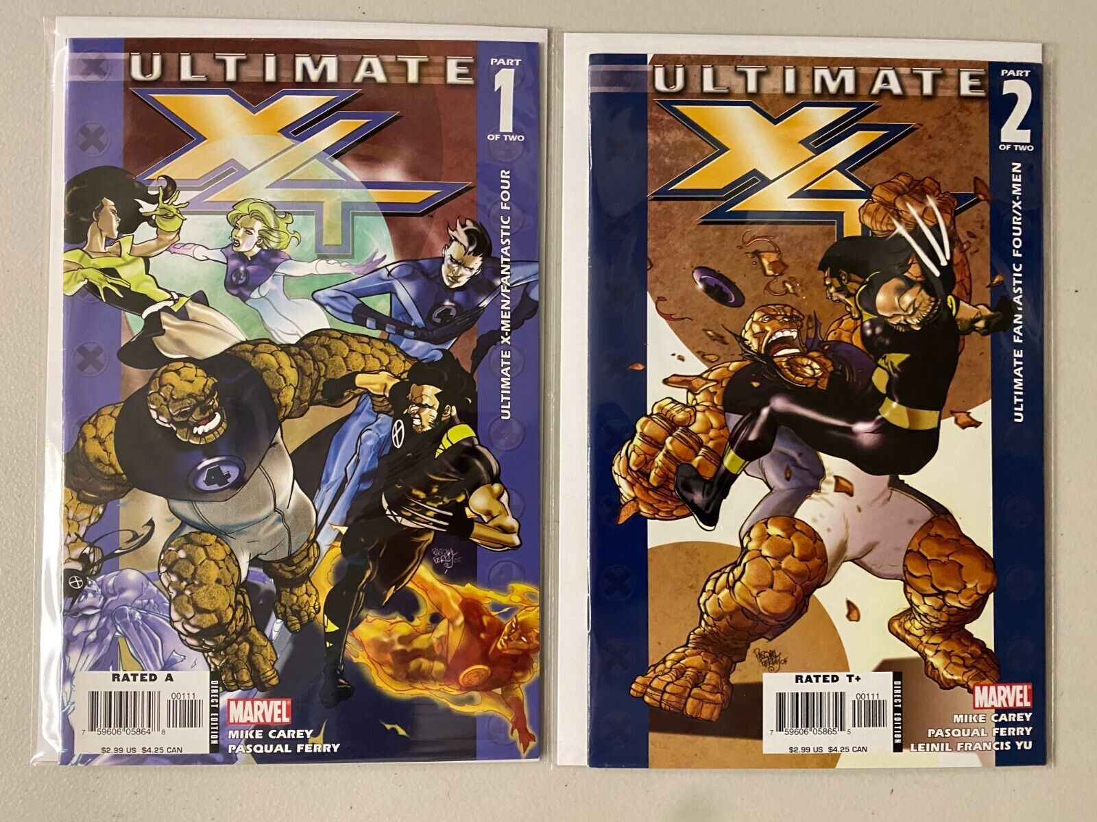 Ultimate Fantastic Four X-Men set:#1-2 8.0 VF (2006) | International ...