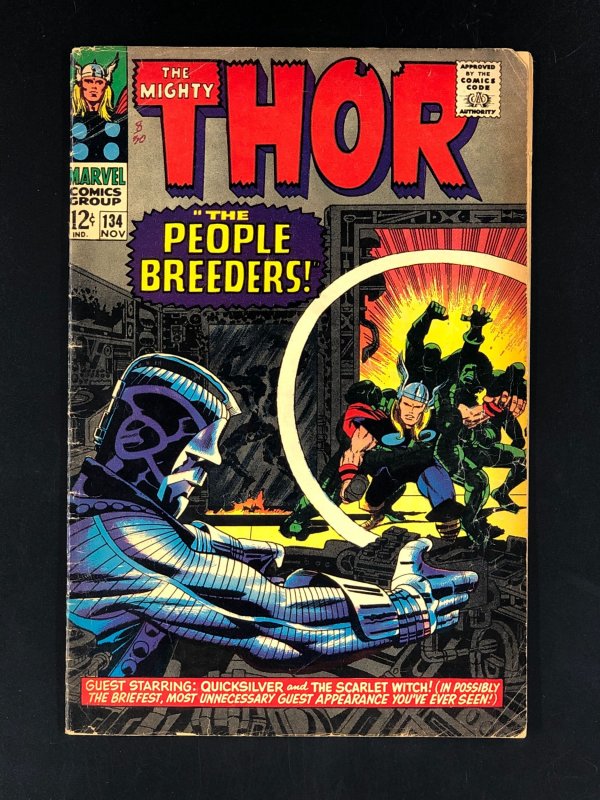 Thor #134 (1966) VG 1st Appearance of the High Evolutionary! | Comic ...