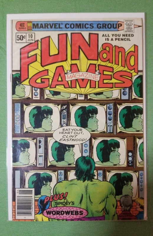 Fun and Games Magazine #10 (1980) (light staple rust) vg/fn | Comic ...