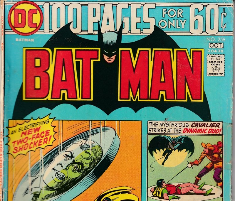Batman # 258 The Original 100 PGer | Comic Books - Bronze Age, DC ...